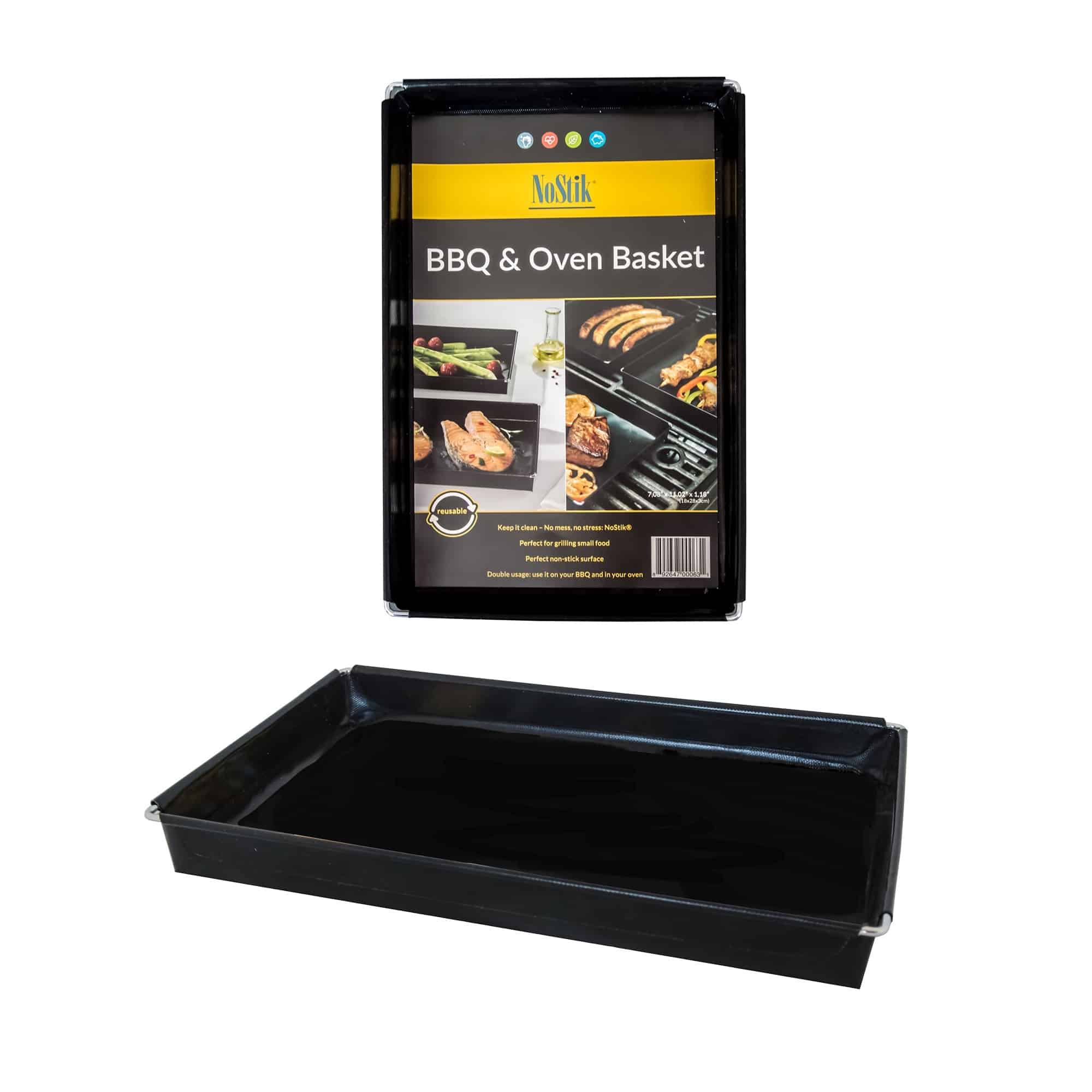 NoStik BBQ & Oven Basket 1.5L 18x28x3cm – Kitchenique