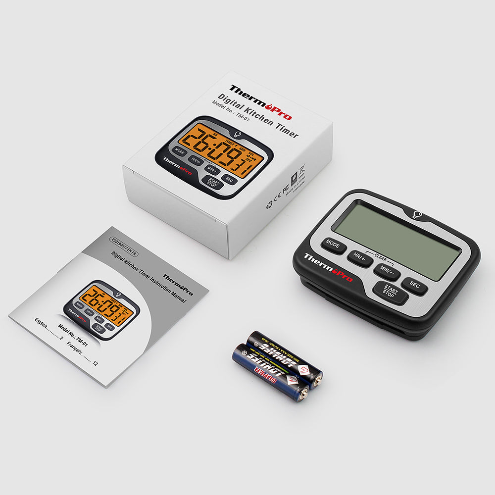 ThermoPro Digital Kitchen Timer Count up & Down – Kitchenique